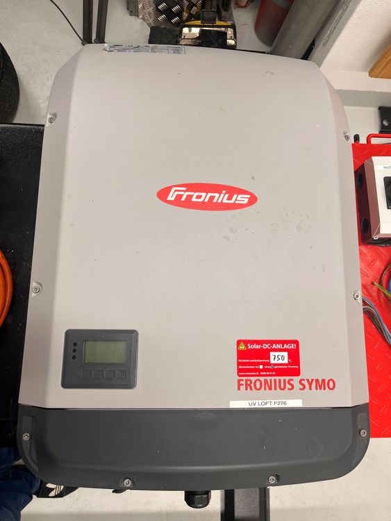 Fronius Symo 15.0-3-M Wechselrichter PV Solaranlage (Gebraucht) in Buch ...