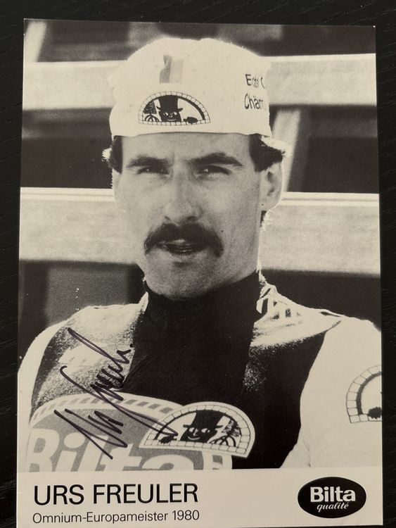 Signiertes Foto Urs Freuler, Radrennfahrer, handsigniert (Gebraucht) in ...