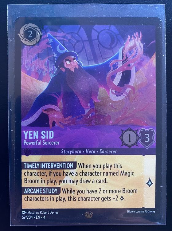 Lorcana Disney - YEN SID 59/204 EN 4 FOIL - Legendary (Gebraucht) in ...