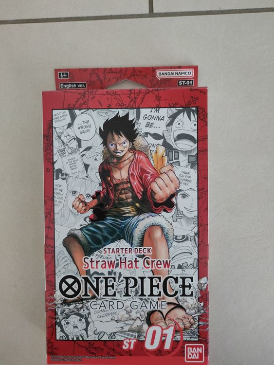 One Piece Card Game Straw Hat Crew- Starter Deck (Neu und ...