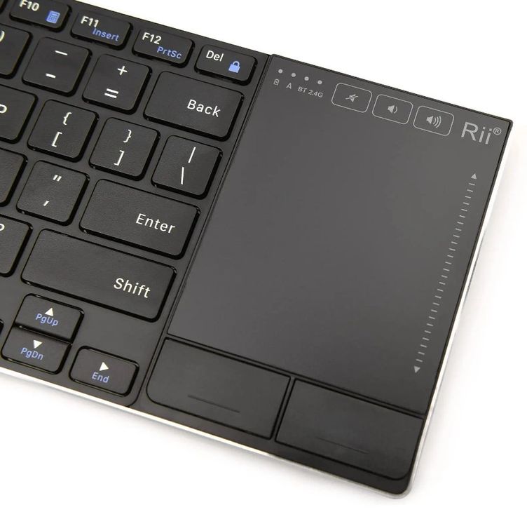 Rii K22S Multimedia Tastatur Bluetooth Touchpad, kabellos (Neu und ...