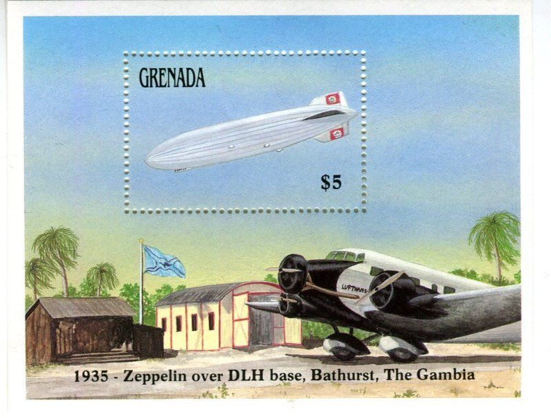 Block "Flugzeuge, Zeppeline". Grenada (Neu und originalverpackt) in Basel für CHF 4 – mit ...