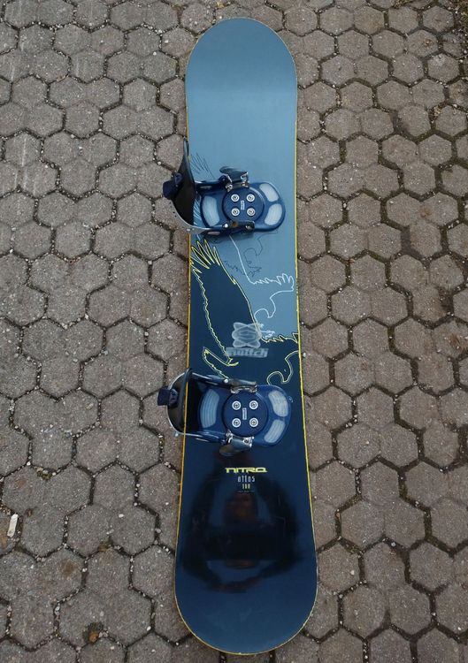Nitro Atlas Snowboard 160cm Switch Bindung Freestyle (Gebraucht) in ...