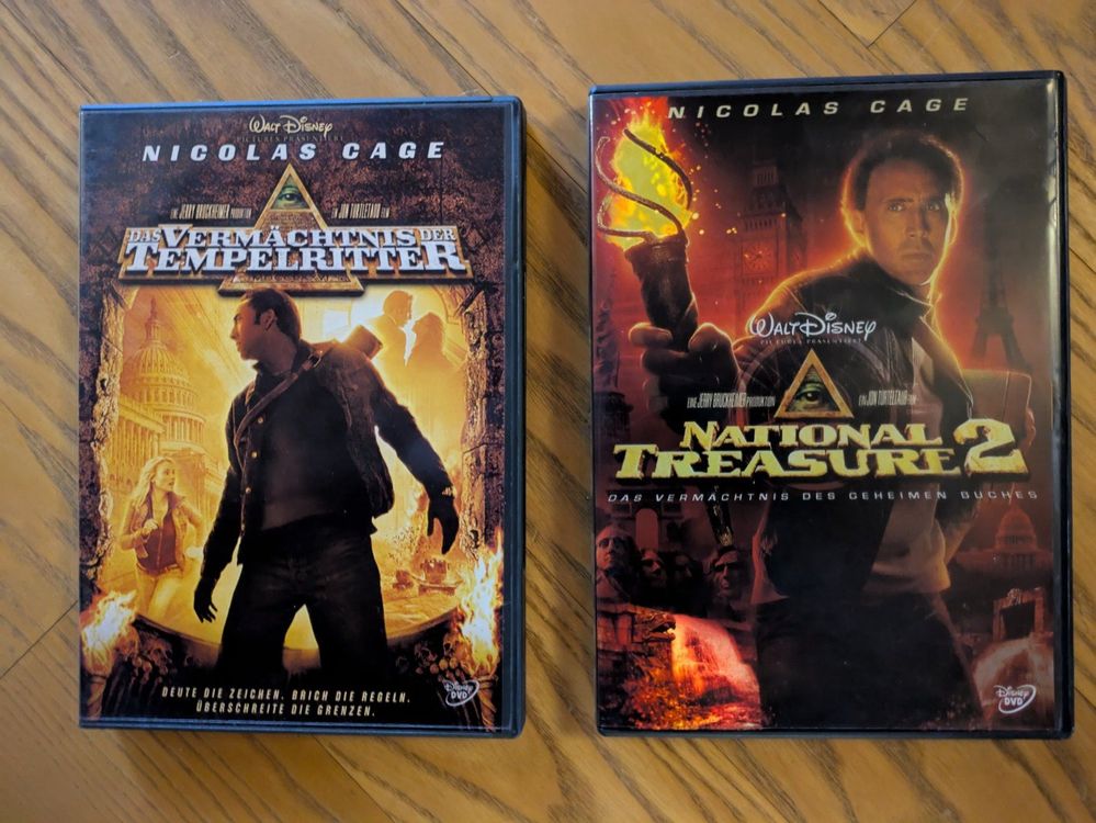 2 DVDs: Disney Abenteuerfilme-Filme mit Nicolas Cage (Gebraucht) in ...