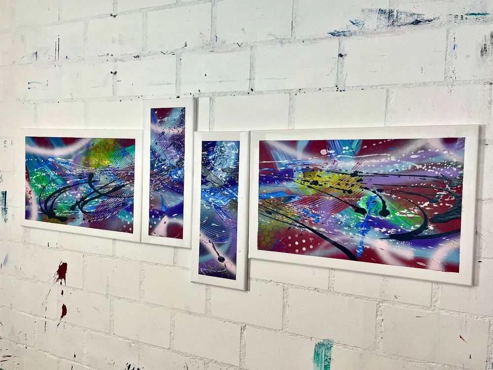 Gemälde Acrylbild abstrakt 60 x 160 cm (Neu und originalverpackt) in Aarburg für CHF 55 – nur ...