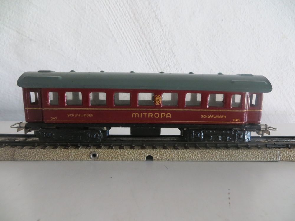 Märklin H0: Schlafwagen MITROPA, 343, Blech, WS, ohne OVP (Gebraucht ...
