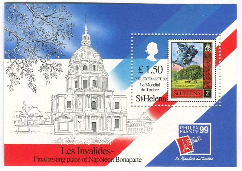Block "Napoleon Bonaparte. Invalidendom". St. Helena (Nuovo e nell ...