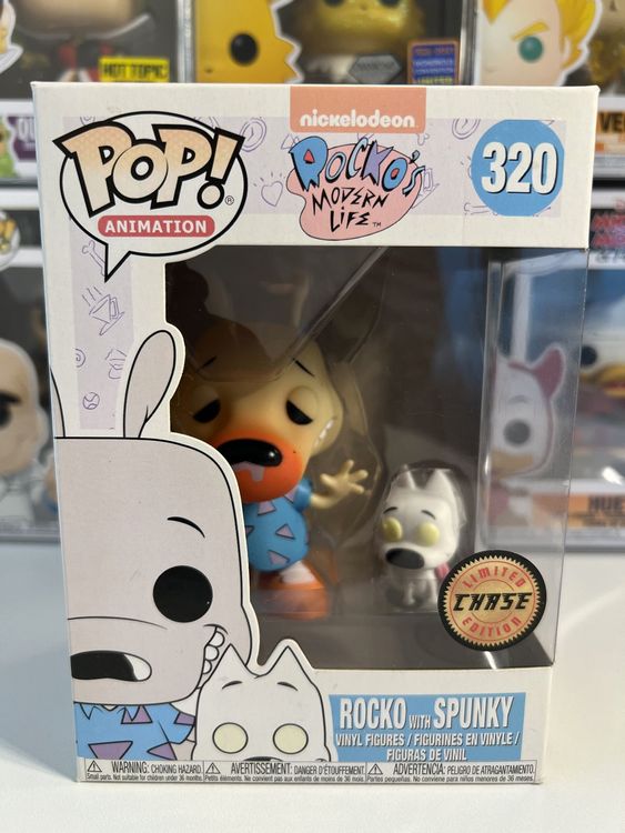 Funko POP Rocko's Modern Life Rocko with Spunky (Sick) Chase | Kaufen ...