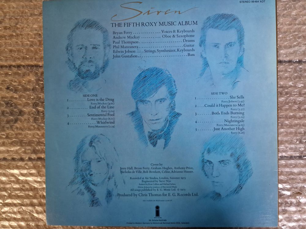 Roxy Music LP – Siren (Gebraucht) in Root für CHF 5 – mit Lieferung auf ...