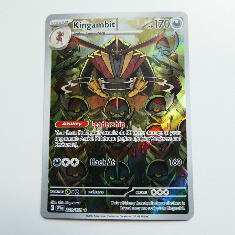 Pokémon Kingambit 220/198 Holo – Illustration Rare (NM) (Gebraucht) in ...