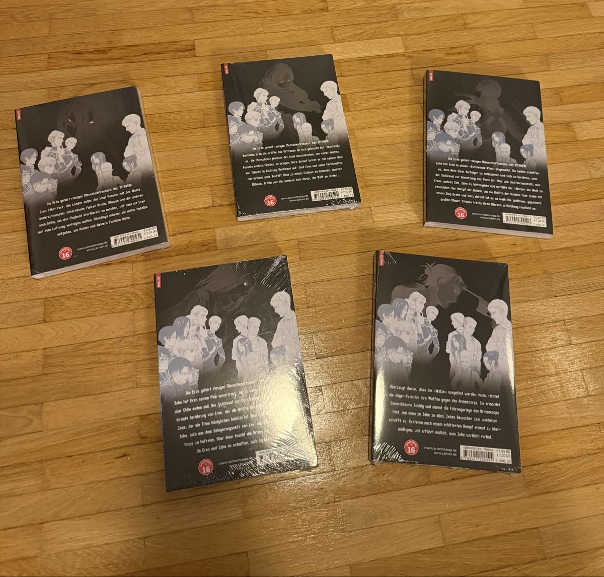 Attack on Titan Manga Deutsch Band 29-33 SEALED (Neu und ...