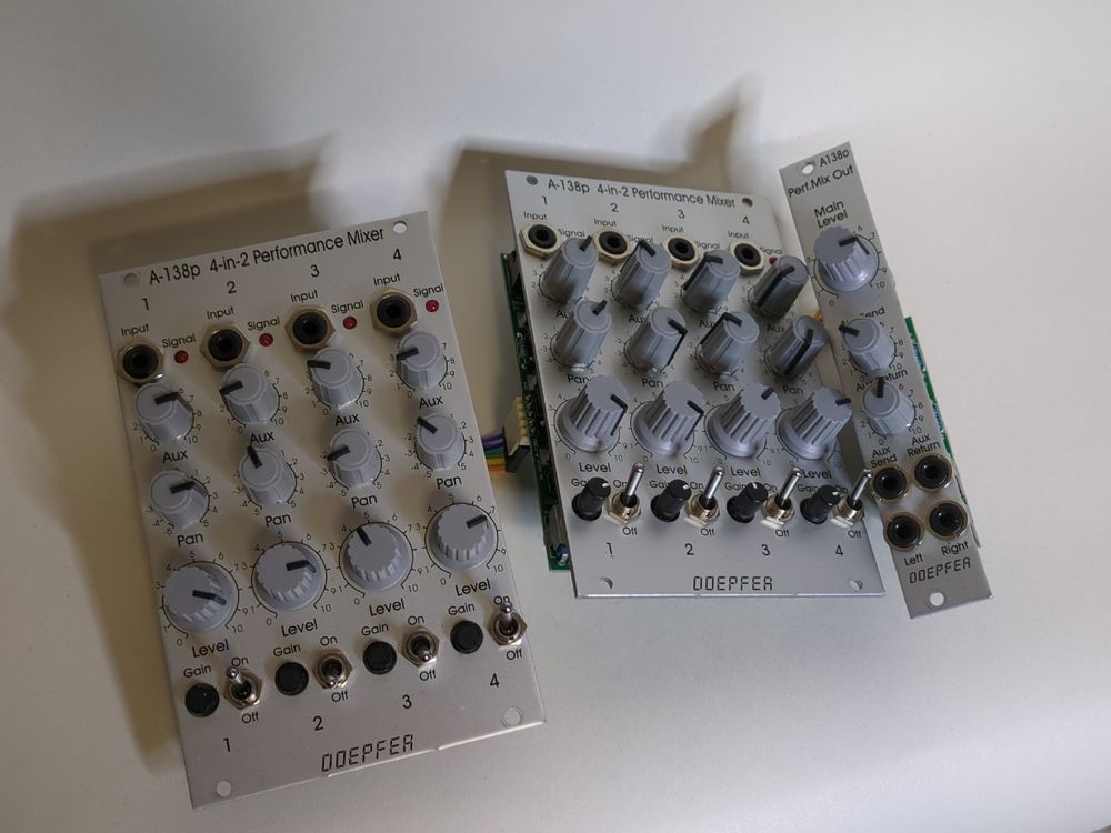 Doepfer A-138p x2 + A-138o performance mixer (eurorack) (Gebraucht) in ...