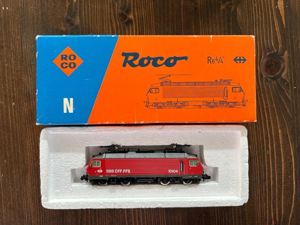 Roco Re 4/4 Nr.10104 (Gebraucht) in Meinisberg für CHF 60 – mit ...