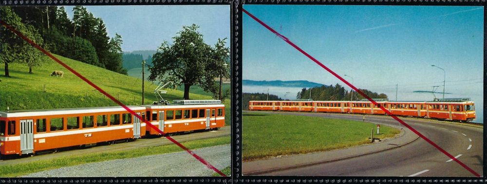 Trogener Bahn. 2 Ansichtskarten. (Gebraucht) in Horw für CHF 3 – mit ...