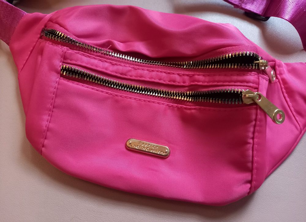 Gürteltasche rosa Doppelreissverschluss - Sac banane rose (Neuf (Voir ...