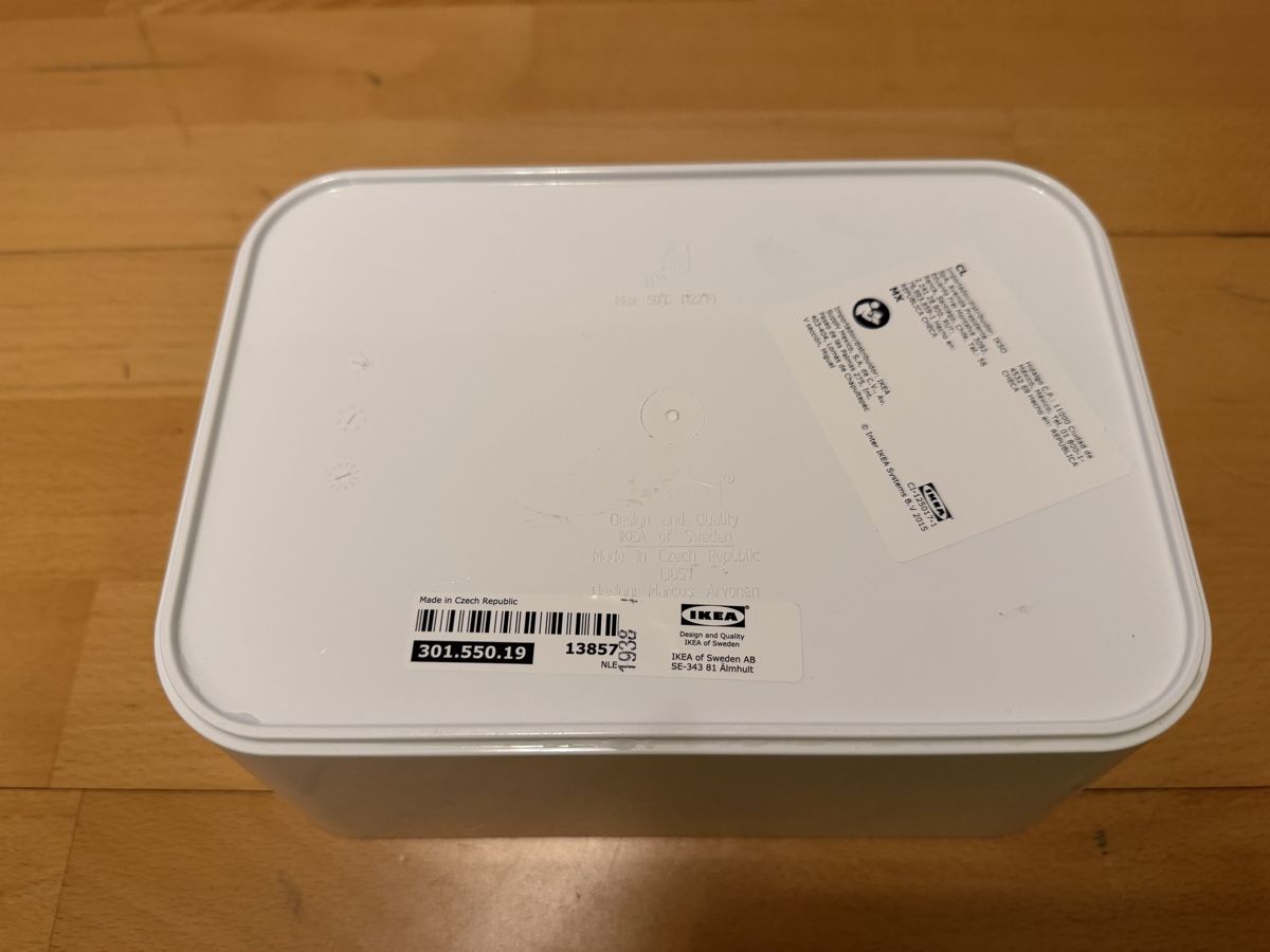 IKEA storage box UPPDATERA Box, weiß, 24x17 cm (Gebraucht) in Zurich ...