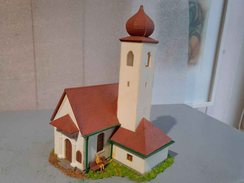 Kibri 720 Modelhaus Kirche mit Zwiebelturm HO (Gebraucht) in Eptingen ...