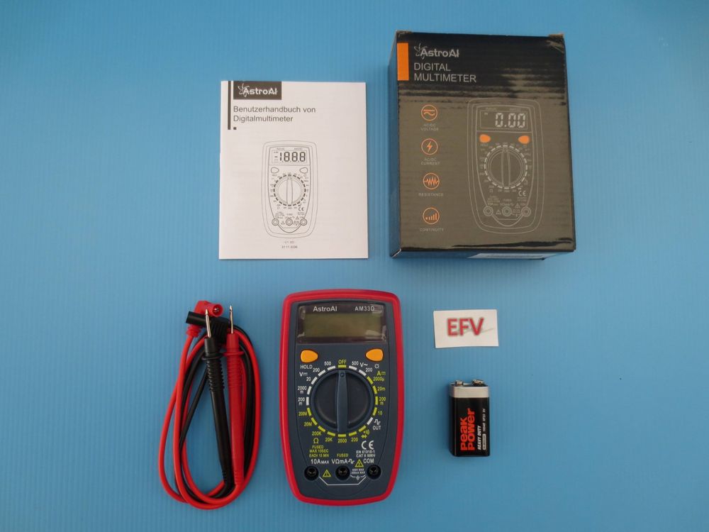 Messgerät Multimeter AC/DC Spannung, DC Strom, Widerstand | Kaufen auf ...
