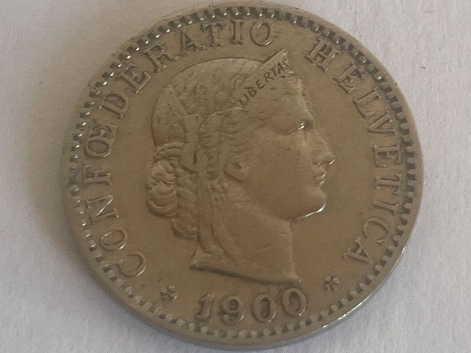 Pièce de 20 centimes 1900 (Gebraucht) in Erde für CHF 1 – mit Lieferung auf Ricardo kaufen