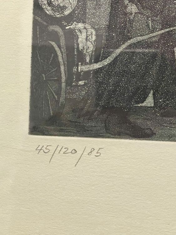 Thyl EISENMANN (1948) Radierung (Luzerner Fasnacht) Handsig. (Gebraucht ...