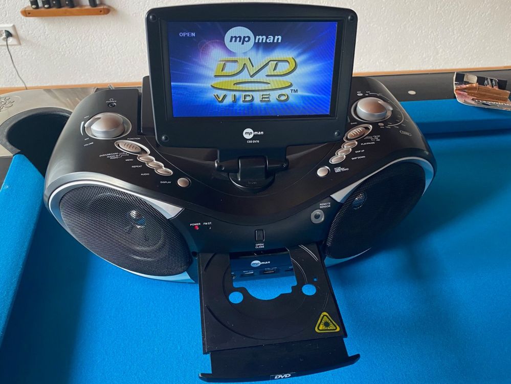 MP Man CSD DV70, tragbares Kombigerät, DVD und CD, Radio etc (Gebraucht ...