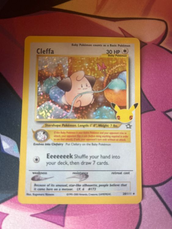 Pokemon card super rare Celebrations Cleffa out of serie | Kaufen auf ...