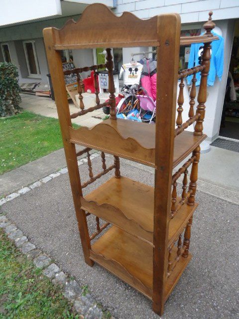 Louis Philippe Antik Regal Stand-Holzregal Hoch 137cm (Gebraucht) in ...