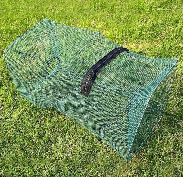 Fischnetz tragbar faltbar 45cm - Filet pêche pliable (Neu und ...