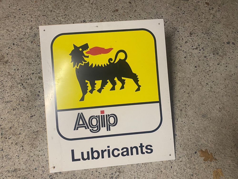 Werbetafel, Agip (Gebraucht) in Roggwil TG für CHF 12 – nur Abholung ...