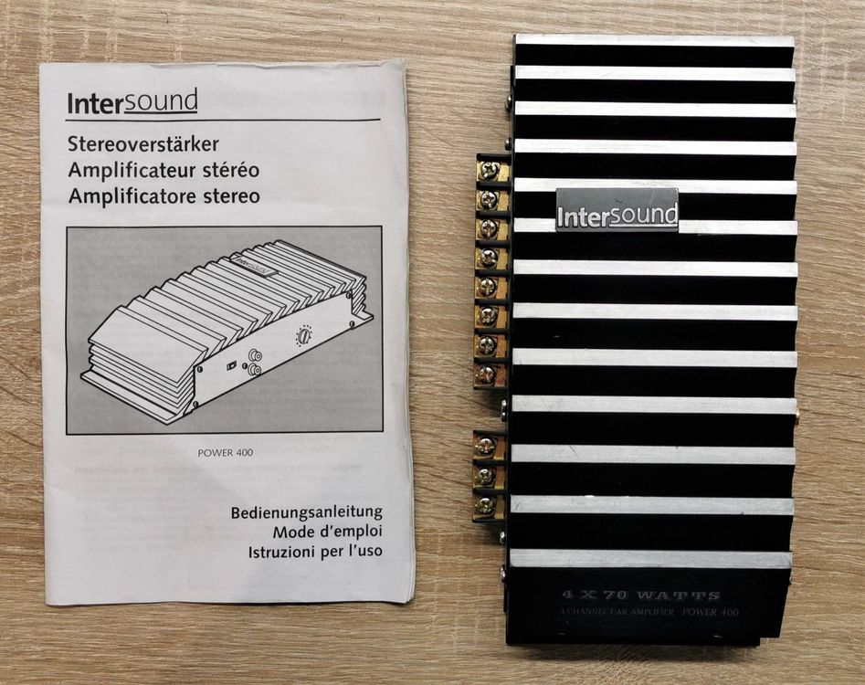 Amplificateur 4 canaux - InterSound (Gebraucht) in Corcelles-près ...