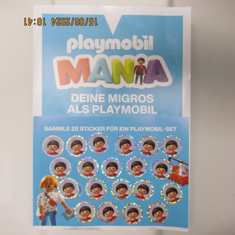 Playmobil Mania Sticker Migros komplett 20 Stück | Kaufen auf Ricardo