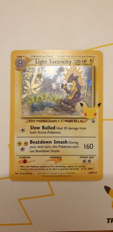 Pokemon Celebration Light Toxtricity (Gebraucht) in Les Hauts-Geneveys ...