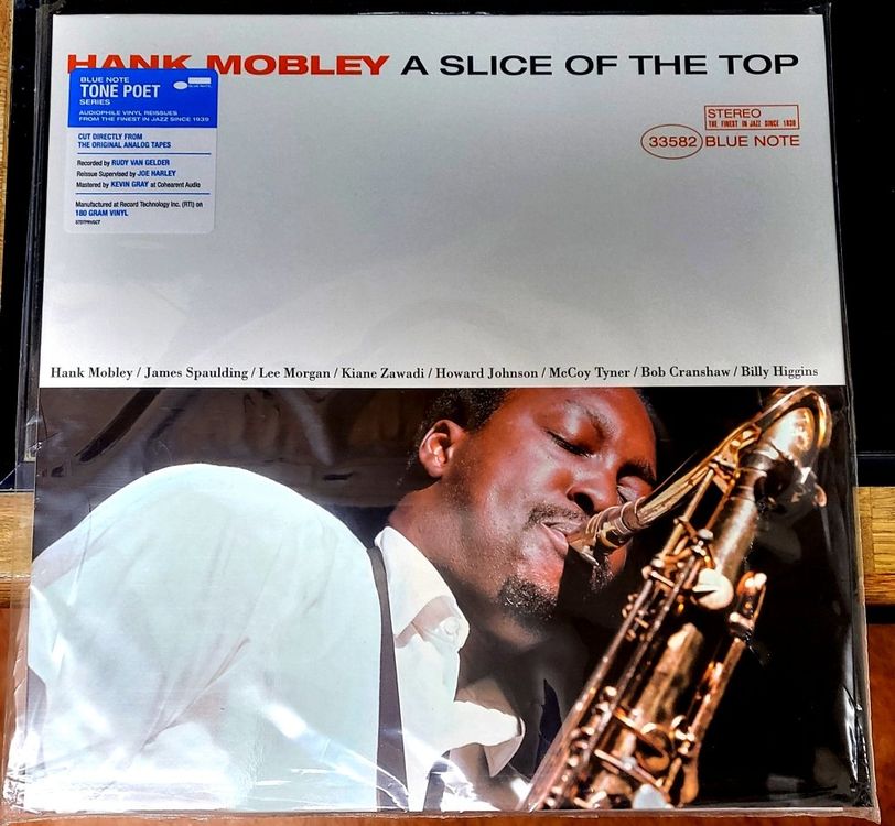 Hank Mobley - A Slice Of The Top - LP - Blue Note Reissue (Neu (gemäss ...