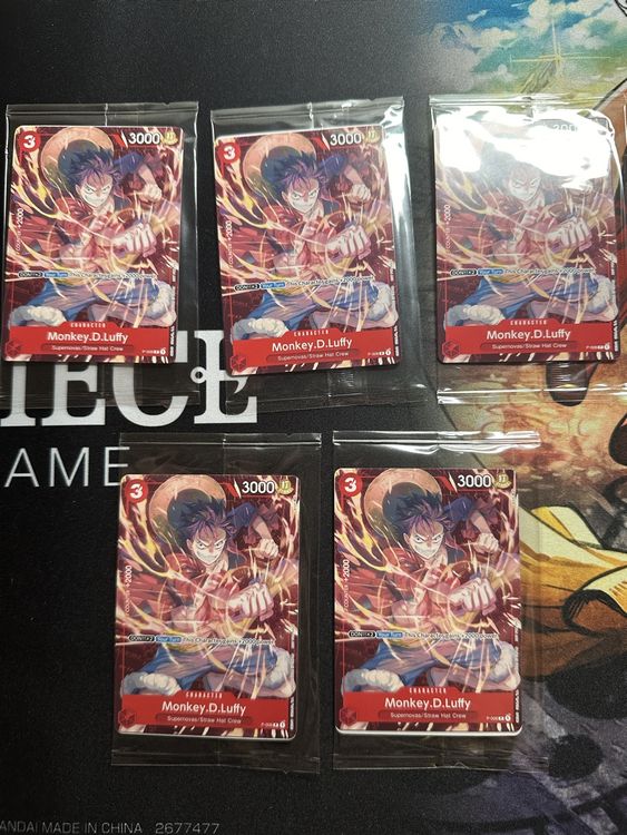 5x Promo Monkey D. Luffy | Kaufen auf Ricardo