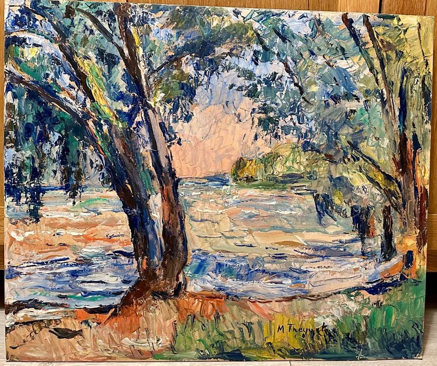 Max-Robert Theynet Peinture à l'huile sur carton - Paysage (Gebraucht ...