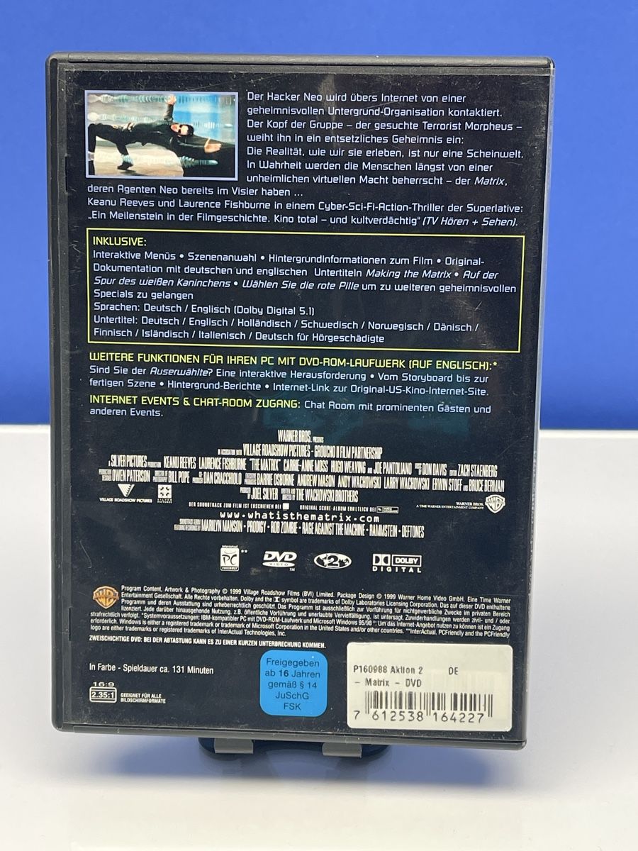 Ist unsere Welt real? Matrix – DVD (Gebraucht) in Murgenthal für CHF 2 ...