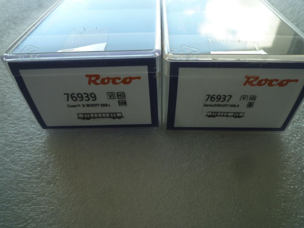 NEU - Set Roco 76937 & 76939 SBB & SNCB Eanos - DC/AC Achsen | Kaufen ...