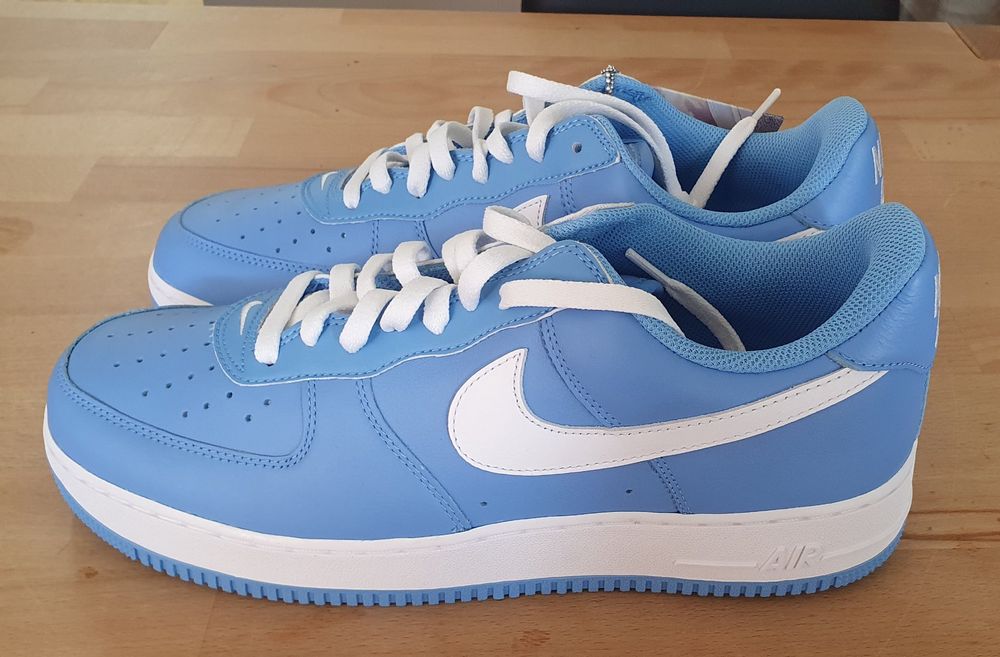 Nike Air Force 1, blau, Retro, Grösse 47,5/US13 | Kaufen auf Ricardo