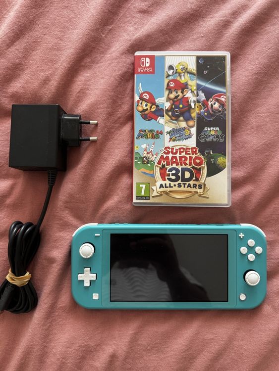 Nintendo Switch Lite turquoise + Super Mario 3D All-Stars! (Gebraucht ...
