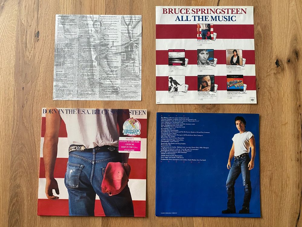 BRUCE SPRINGSTEEN, Born in the U.S.A. - 1985 (Europe) (Gebraucht) in ...