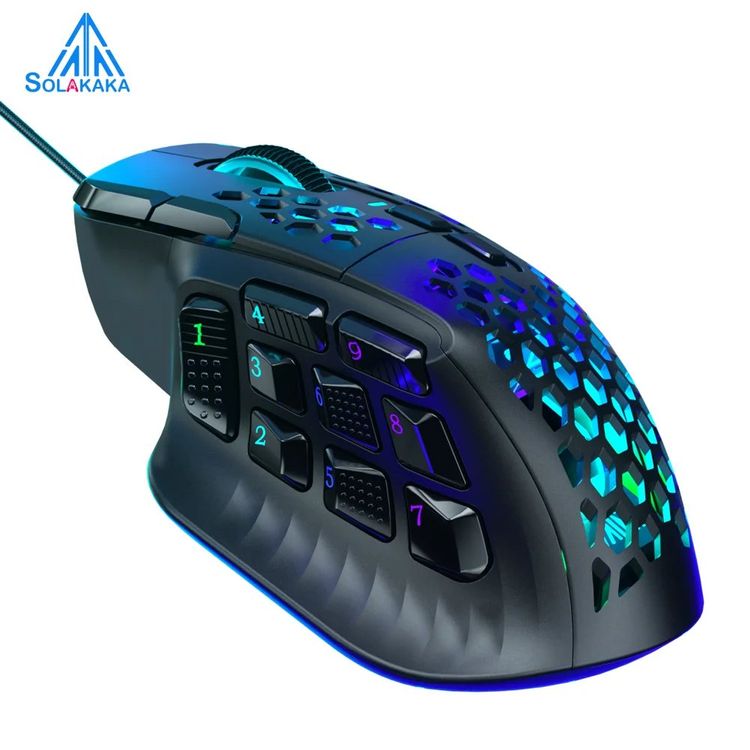 NUOVO Mouse RGB Gaming MMO Programmabile (Nuovo e nell'imballaggio ...