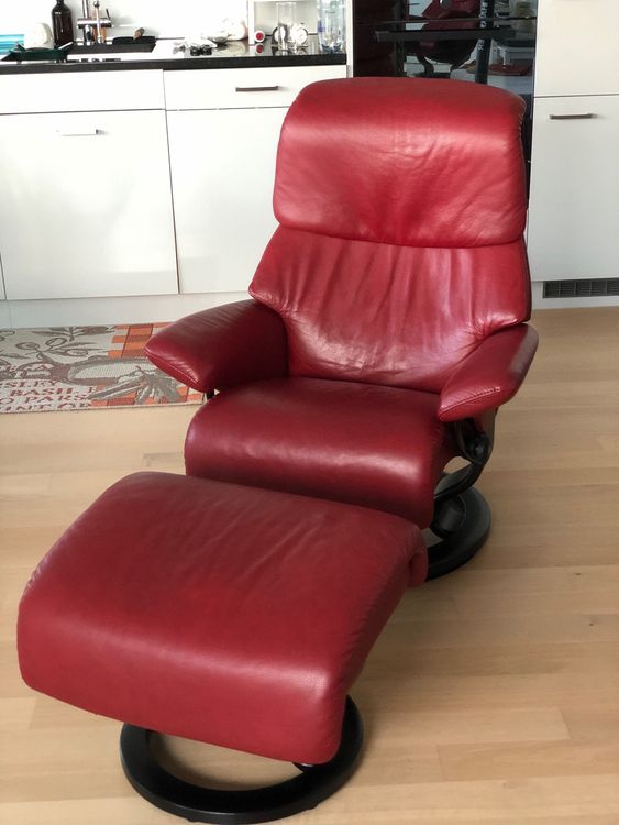 Stressless Relax-Sessel rot | Kaufen auf Ricardo