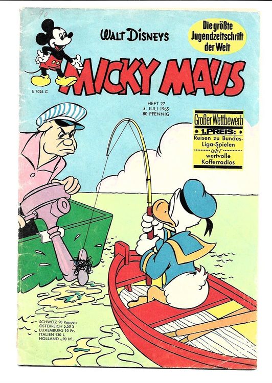 Micky Maus Nr 27 1965 , Walt Disney, Ehapa Carl Barks Story (Gebraucht) in Winterthur für CHF 9 ...