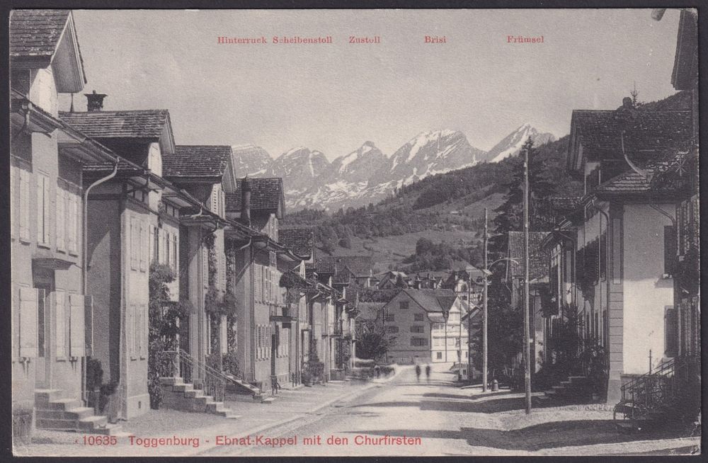 EBNAT-KAPPEL im Toggenburg, Dorfstrasse von 1913 (Gebraucht) in Ebikon ...