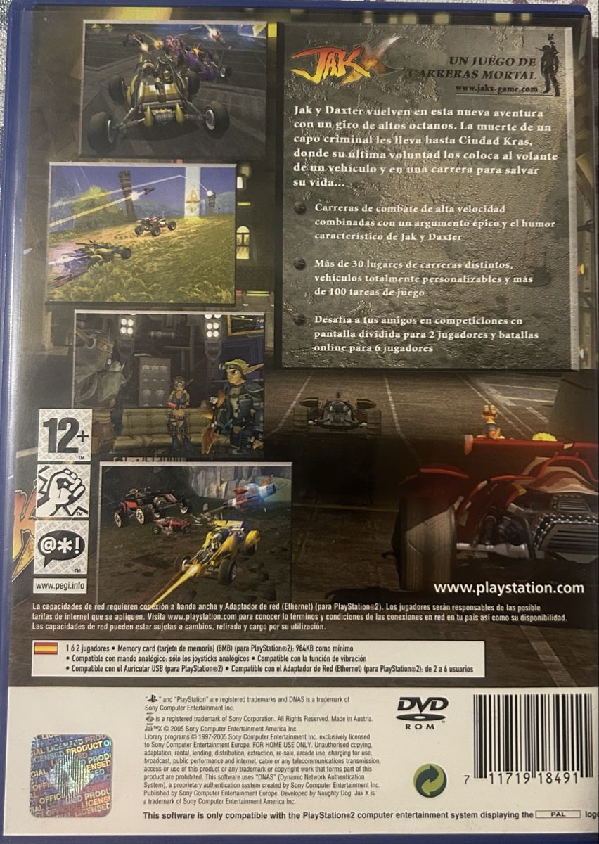 Jak X - Playstation 2 - Jeu de Course et d'Action PS2 (Neuf (Voir ...