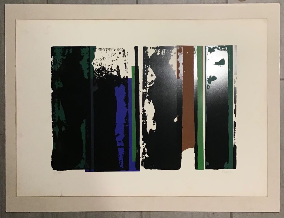 Franz FEDIER (1922-2005) Sehr Grosse Serigraphie Handsignier (Gebraucht) in Root für CHF 50 ...