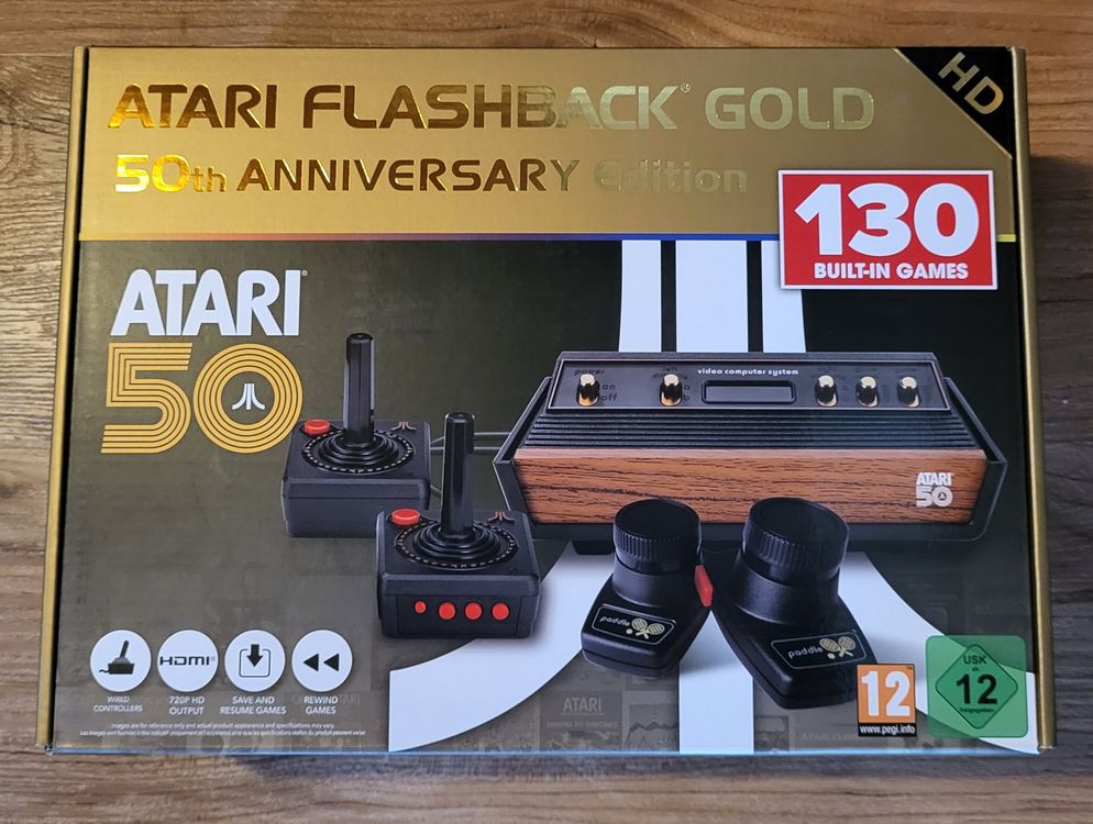 Atari Flashback Gold Special Edition 50. Geburtstag - OVP | Kaufen auf ...