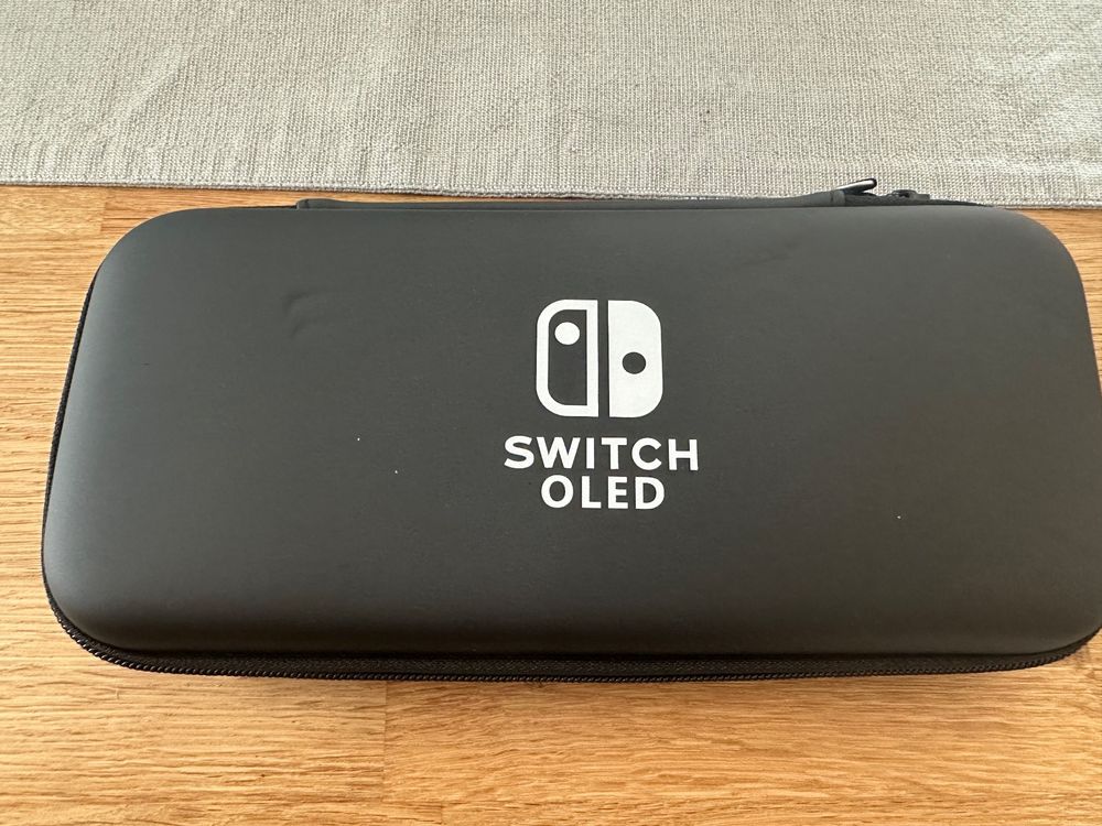 🎮 🧳 Nintendo OLED Switch ZUBEHÖR SORGLOSPAKET Hülle Glas (Neu (gemäss ...