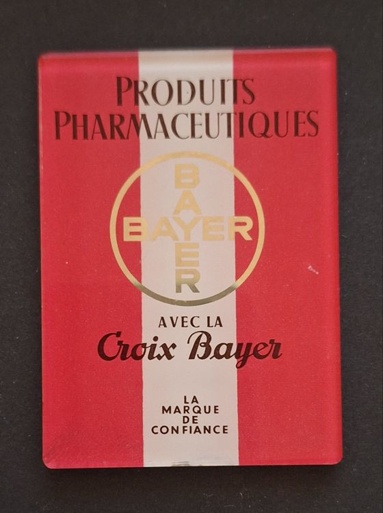 Vintage Bayer Advertising Plaque - 50s (Gebraucht) in Horgen für CHF 2. ...
