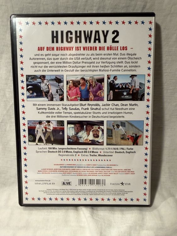 Highway 2 - DVD - Burt Reynolds, Jackie Chan, Top Zustand (Gebraucht ...